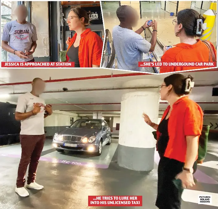 My frightenin­g encounter with dodgy taxi drivers plotting to scam tourists at the Paris ...