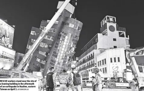 Taiwan is exposed to earthquake­s but well prepared to withstand them ...