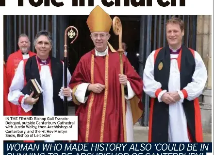 City bishop placed in contention for most senior role in church ...