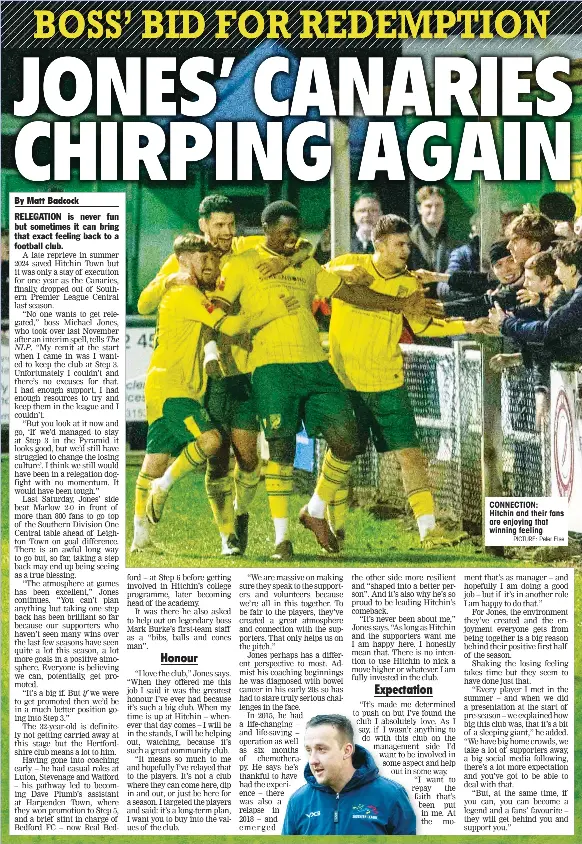 JONES’ CANARIES CHIRPING AGAIN - PressReader