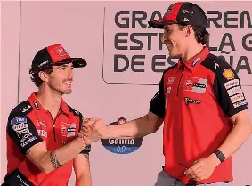 Bagnaia a caccia di Marquez «Sto ritrovando la velocità» Marc: «Non sono a posto» - PressReader