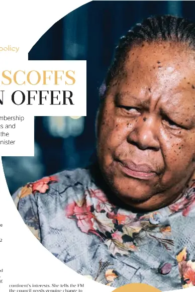 PANDOR SCOFFS AT US UN OFFER - PressReader