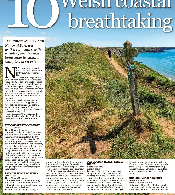 10 Welsh coastal breathtaki­ng Walks with scenery - PressReader