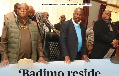 ‘Badimo reside at the Kgotla’ - PressReader
