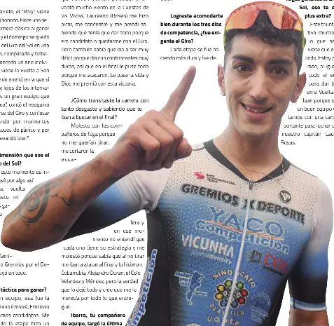 Navarrete: “Estoy preparado para dar batalla en la Vuelta a San Juan” - PressReader