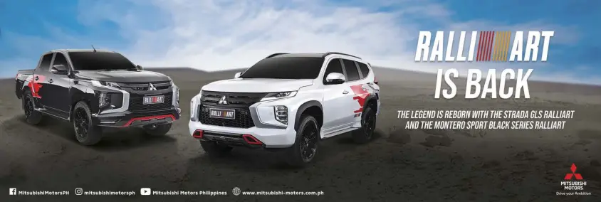 MITSUBISHI LAUNCHES RALLIART EDITIONS OF STRADA AND MONTERO SPORT ...