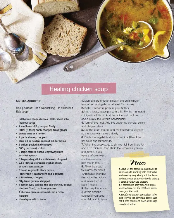 Healing chicken soup - PressReader