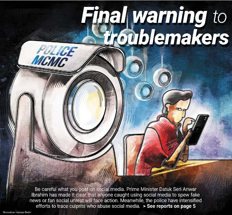 Final warning to troublemak­ers - PressReader