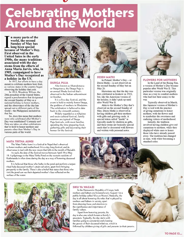 Celebratin­g Mothers Around the World - PressReader
