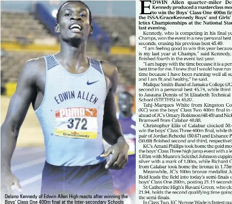 ‘Fit and healthy’ Kennedy flies away with Class One 400m - PressReader