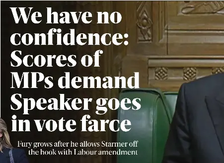 We have no confidence: Scores of MPs demand Speaker goes in vote farce - PressReader