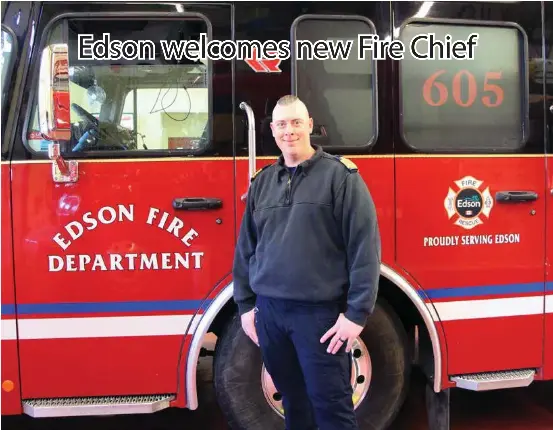 Edson welcomes new Fire Chief - PressReader