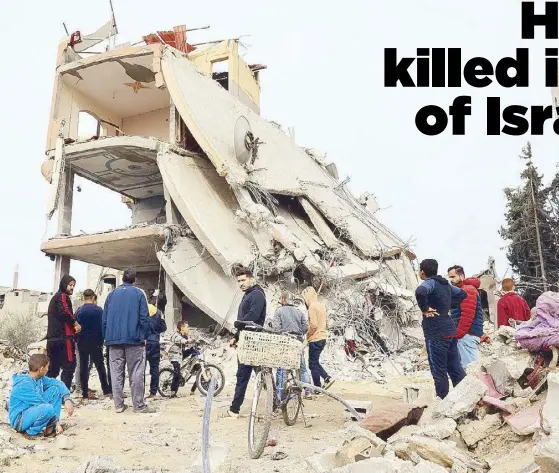 Hamas: 200 killed in 24 hours of Israeli strikes - PressReader