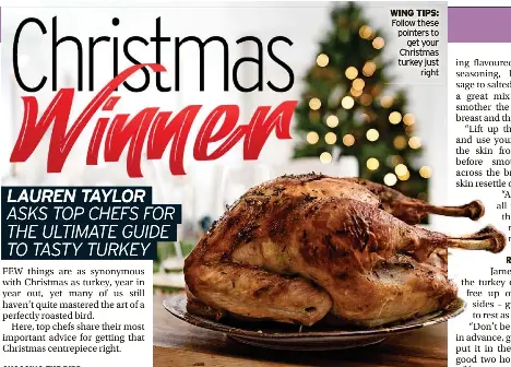 LAUREN TAYLOR THE ULTIMATE GUIDE TO TASTY TURKEY - PressReader