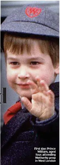 How Wills and Kate’s school days were a mixed lesson in childhood ...