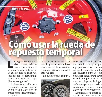 Cómo usar la rueda de repuesto temporal - PressReader