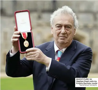 Sir Stephen ‘just lucky’ to receive a knighthood - PressReader