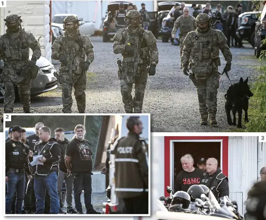 Les policiers frappent fort dans un repaire des Hells - PressReader
