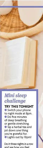 Seven steps to BETTER REST - PressReader