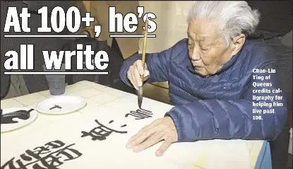 At 100+, he’s all write - PressReader