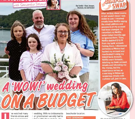 A ‘WOW!’ wedding ON A BUDGET - PressReader