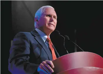 Mike Pence défie Donald Trump pour la Maison-Blanche - PressReader