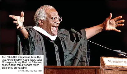 Religion and politics can’t avoid each other - PressReader