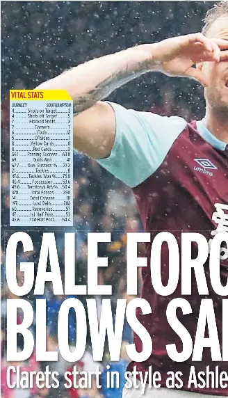 GALE FORCE BARNES BLOWS SAINTS AWAY - PressReader