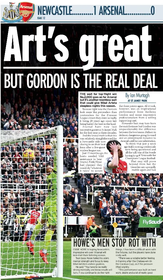 Art’s great BUT GORDON IS THE REAL DEAL - PressReader