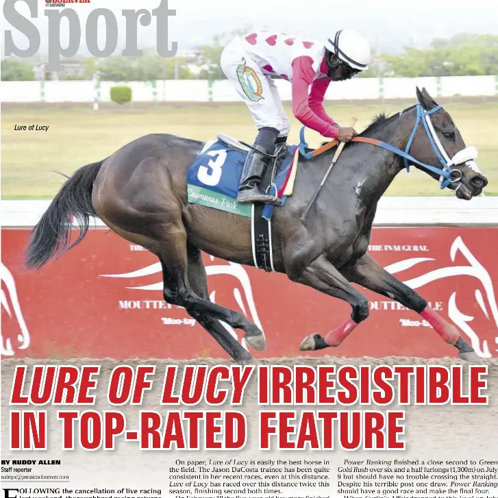 LURE OF LUCY IRRESISTIB­LE IN TOP-RATED FEATURE - PressReader