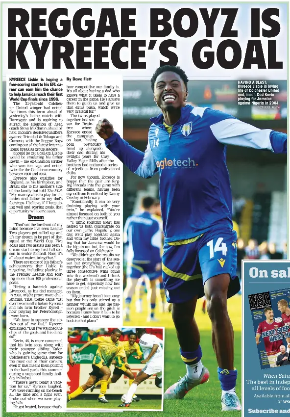 REGGAE BOYZ IS KYREECE’S GOAL - PressReader