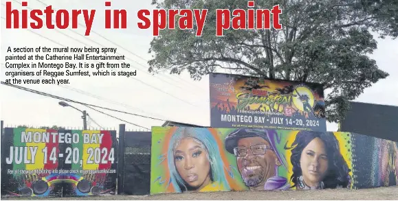 Reggae history in spray paint - PressReader