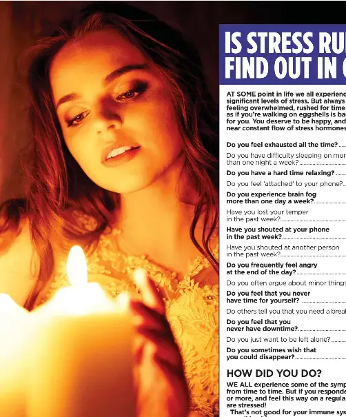 IS STRESS RULING YOUR LIFE? FIND OUT IN OUR QUICK QUIZ - PressReader
