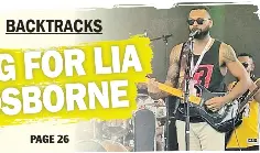 GIG FOR LIA OSBORNE - PressReader