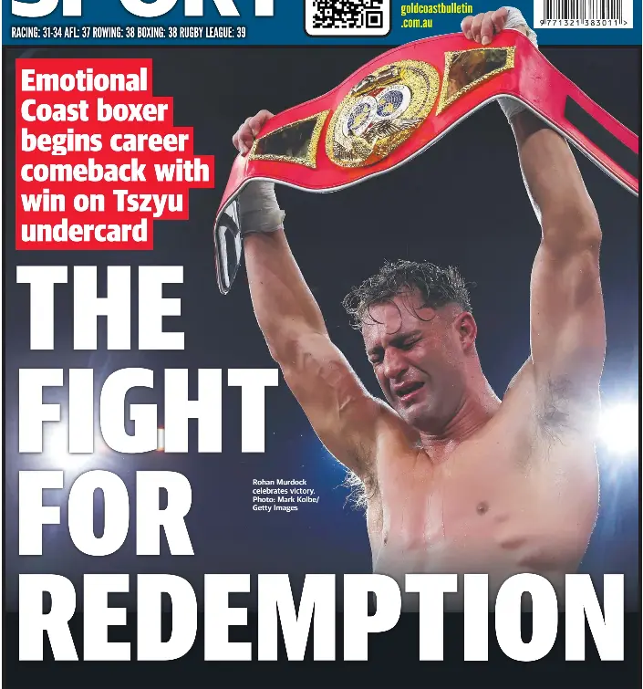 THE FIGHT FOR REDEMPTION - PressReader