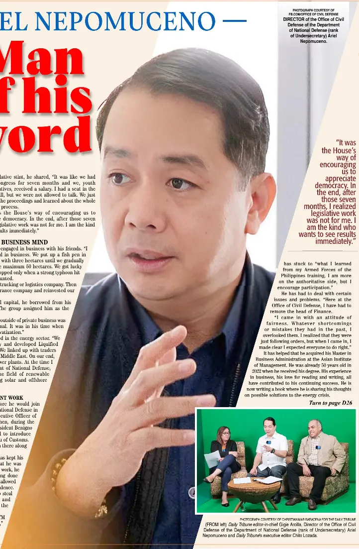 Ariel Nepomuceno — Man of his word - PressReader