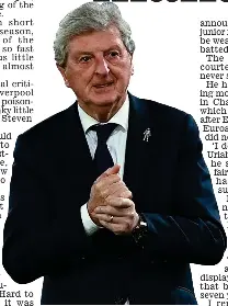 Roy will bring a touch of class and decency, lost amid the egos and posturing of modern ...