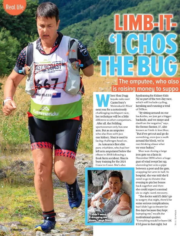 LIMB-IT-LESS SHAZ ‘I CHOS E TO CUT THE BUGGER OFF!’ - PressReader