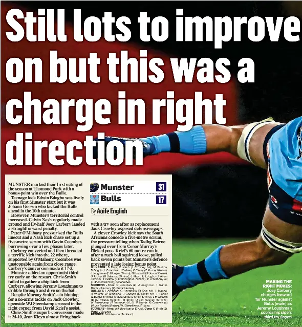 Still lots to improve on but this was a charge in right direction - PressReader