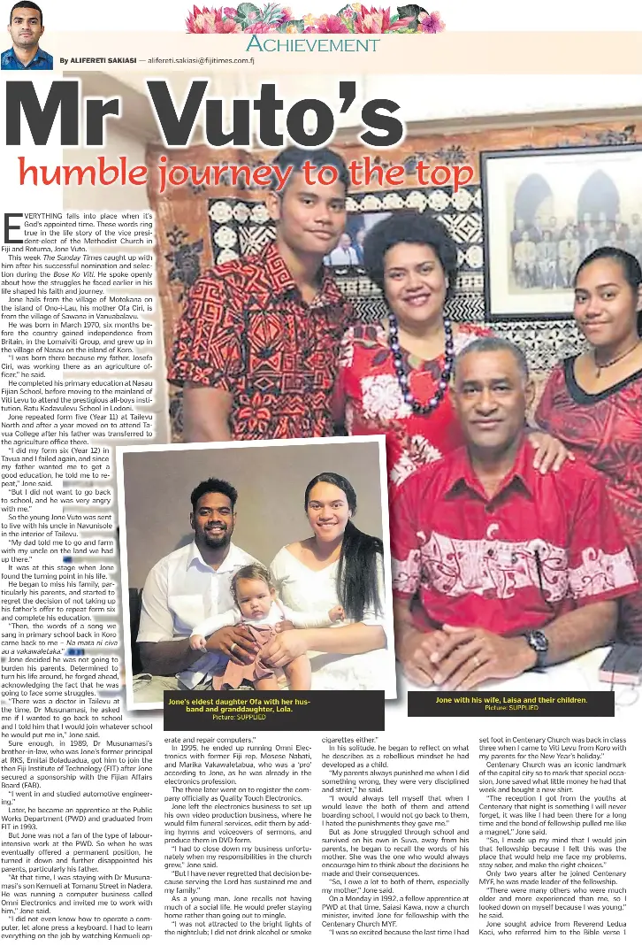 Mr Vuto’s humble journey to the top - PressReader