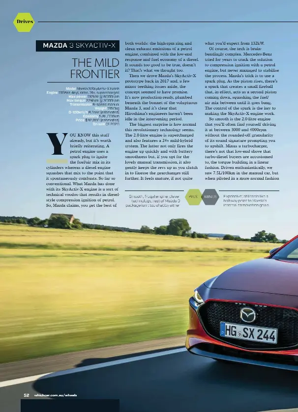 MAZDA 3 SKYACTIV-X - PressReader