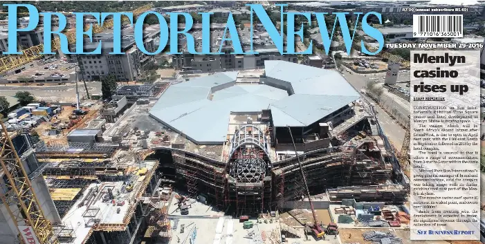 Menlyn casino rises up - PressReader