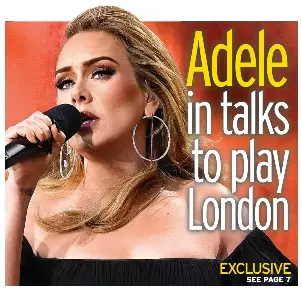 Adele in talks to play London - PressReader