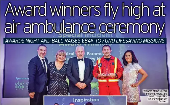 Award winners fly high at air ambulance ceremony - PressReader