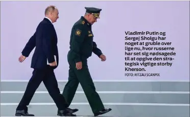 Hårdt slag for Putin - PressReader