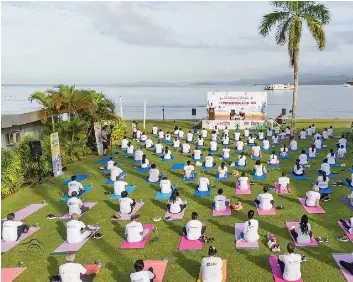 Fiji celebrates Internatio­nal Day of Yoga - PressReader