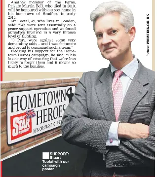 It’s a fabulous tribute & great for the families EX-PARAS BOSS BACKS ...