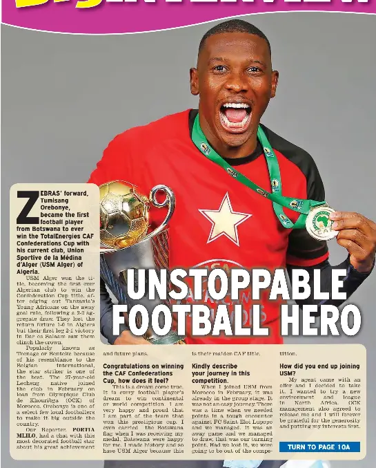 UNSTOPPABL­E FOOTBALL HERO - PressReader