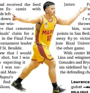 MAPUA NIPS LYCEUM AS EXTRA WORK PAYS OFF FOR MANGUBAT - PressReader