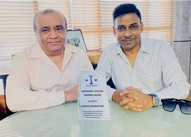 A FRIENDSHIP TRIBUTE TO SUBHAS PARSHOTAM - PressReader